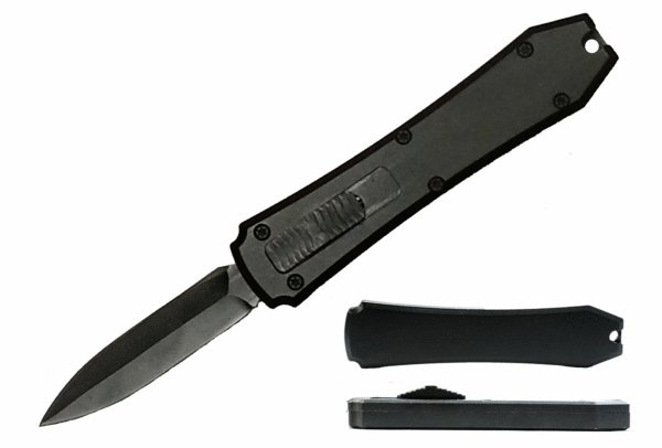 Ohio Knife and Tool: Black Mini OTF T27062BK